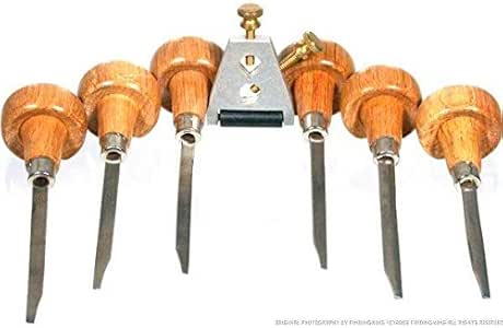 Amazon.com: 6 Graver & Sharpener Vise Hand Engraver Engraving Tools