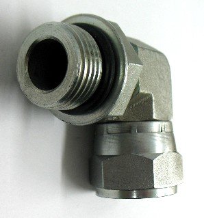 AF 6809-08-08-1/2 Male O-Ring Boss (3/4''-16 Threads) X 1/2 Female JIC (3/4''-16 Threads) 90 ...