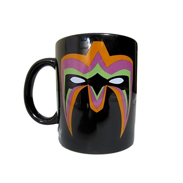 WWE Coffee & Tea Ceramic Mug Ultimate Warrior Face Paint Mask Wrestling ...