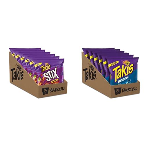 Takis Stix – Crispy Corn Snacks – 6 Individual Snack Pack Bags (4 oz ...