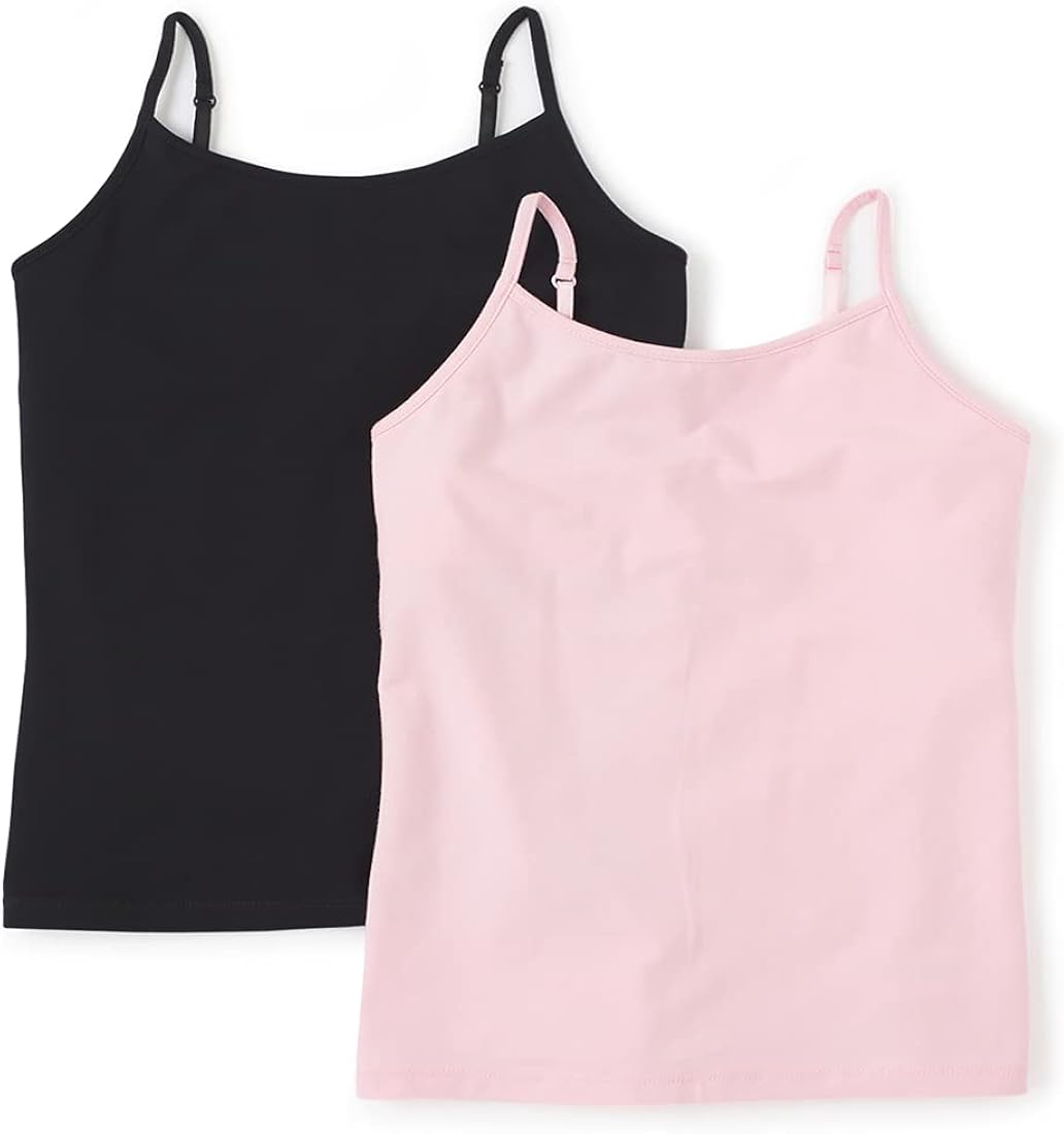 The Children's Place Girls' Spaghetti-Strap Camisole (Pack of Two ...