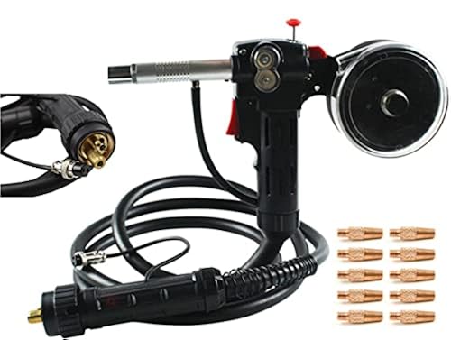 PreAsion 200Amp Euro Aluminum Spool Gun MIG Aluminum Welding Torch Fit ...