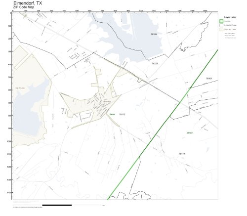 Zip Code Wall Map Of Elmendorf Tx Zip Code Map | Desertcart Sri Lanka