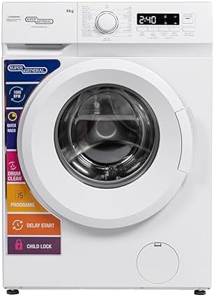Super General SGW6250NLED 6Kg Front Load Washing Machine 2024 Edition ...