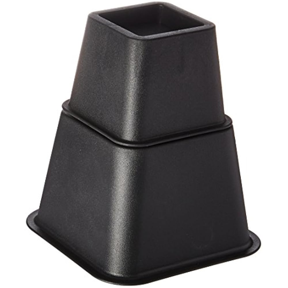 Bed Risers, Adjustable Heavy Duty, 8 Piece Set, 3 5 Inches Tall Multi ...