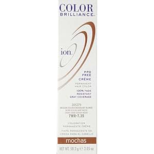 Amazon.com : Ion 7WR Medium Gold Mahogany Blonde Permanent Creme Hair ...