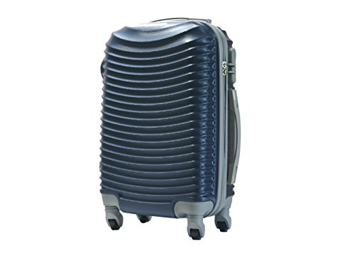 Trolley da cabina valigia rigida 4 ruote in abs policarbonato ...