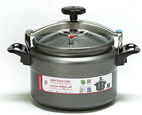 Badraig Aluminium Granite Pressure Cooker With Handles - 5 Liter ...