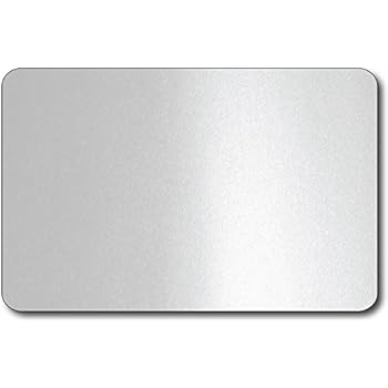 Amazon.com : Silver Metallic Paper for Laser Printers (40 Sheets ...