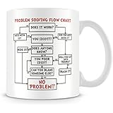 Problem Solving Flow Chart Ceramic White 11oz Mug by FT: Amazon.co.uk ...