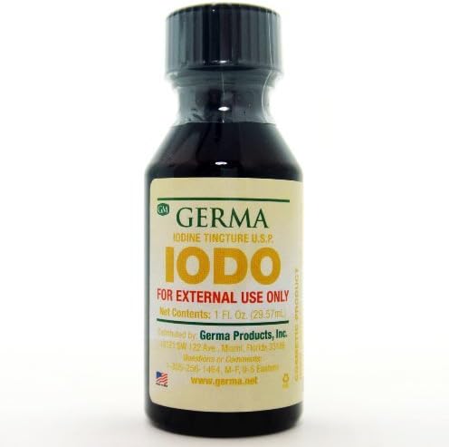 Amazon.com: IODINE Tincture First Aid Antiseptic IODO Yodo Tintura Cuts ...