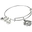 Amazon.com: Alex and Ani Womens Because I Love You, Friend Charm Bangle Bracelet, Rafaelian ...