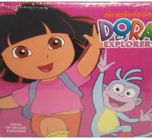 Amazon.com : Dora the Explorer 2012, 16 Month Calendar : Wall Calendars ...