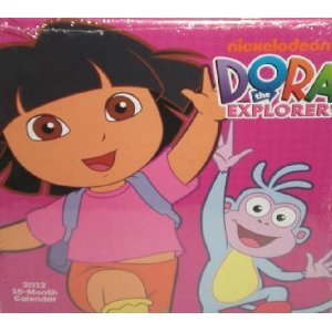 Amazon.com : Dora the Explorer 2012, 16 Month Calendar : Wall Calendars ...