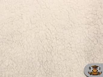 Amazon.com: Heavy Duty Sherpa Sheep Skin Ivory Faux Fur Fabric / 66"W/BTY