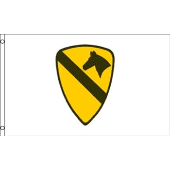 Amazon.com : 1St Cavalry Division Flag 3X5 Foot E Poly : Outdoor ...