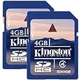 Amazon.com: Kingston 4 GB Class 4 SDHC Flash Memory Card 2-Pack SD4/4GB ...