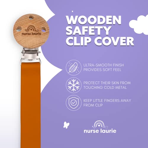 Nurse Laurie Silicone Pacifier Holder Clip Combo Pack, 2 Pacifiers ...