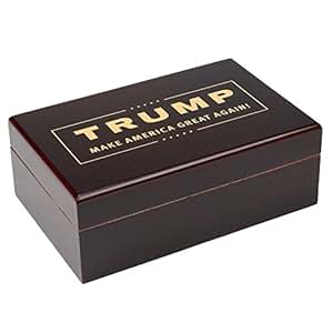 Amazon.com: Make America Great Again Donald Trump Cigar Humidor: Home ...