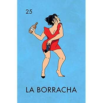 Amazon.com: 25 El Borracho The Drunk Loteria Card Mexican Bingo Lottery ...