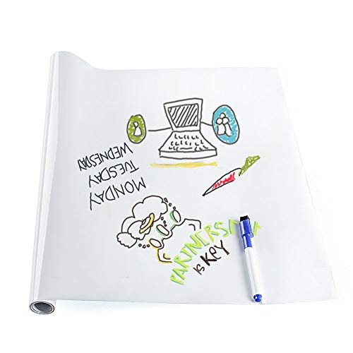rabbitgoo Whiteboard Sticker Wall Paper Self Adhesive Large Wall Paper ...