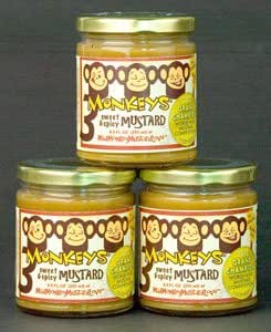 Amazon.com: 3 Monkeys Sweet & Spicy Mustard (3 Pack) : Grocery ...