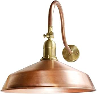 Solid Cast Metal Gooseneck Barn Light ADLXSV925 (Raw Copper) - - Amazon.com