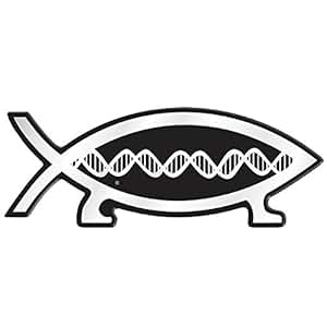 Amazon.com: DNA Fish Darwin Magnetic Car Emblem - 5.5": Automotive