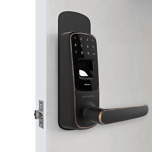 ULTRALOQ UL3 BT (2nd Gen) Smart Lock + Bridge WiFi Adaptor, 5-in-1 ...