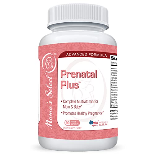 Mama's Select Prenatal Vitamins and Minerals Pre-Natal Plus – Long ...