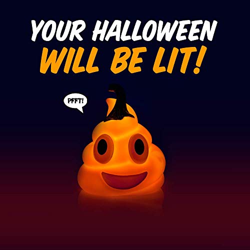 Halloween Pumpkin Poop Emoji - Lights Up and Farts - Great Halloween ...