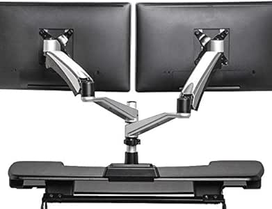 VARIDESK - Monitor Arm - Full-Motion Spring Dual - Monitor Arm: Amazon ...