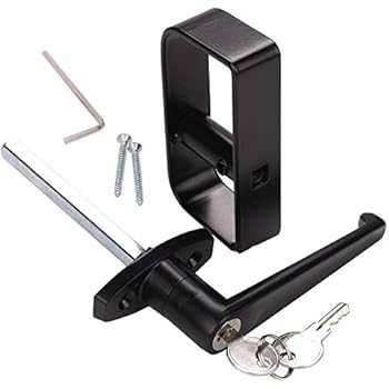 Amazon.com: L-Handle Lock kit Shed Door Lock with 2 Keys and 2 Screws ...