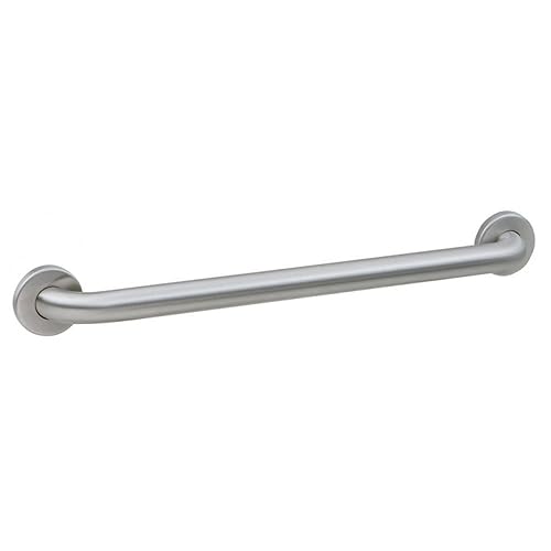 Bobrick 42-Inch Straight Grab Bar, ADA Compliant Bathroom Safety Rail ...