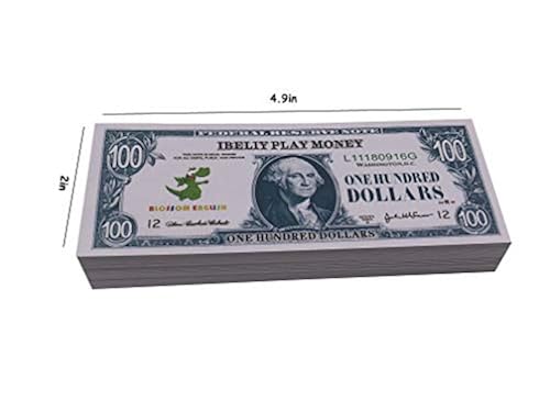 Prop Money Play Money 100 Dollar Bills,Game Money Replace Money Stacks ...