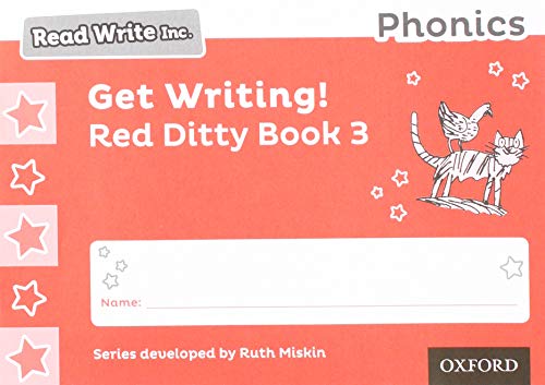 Read Write Inc. Phonics: Get Writing! Red Ditty Book 3 Pack of 10 ...