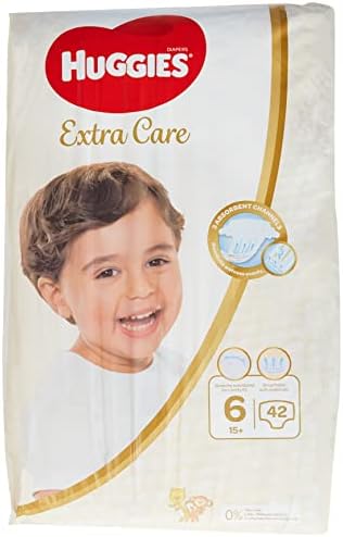 Huggies Extra Care, Size 6, 15+ kg, Super Mega Pack, 126 Diapers price ...