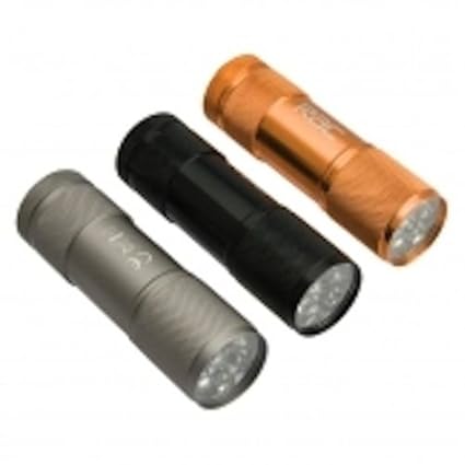 New RAC 9-Led Aluminium Mini Torch & Batteries: Amazon.co.uk: Electronics