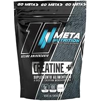 Meta Nutrition Creatina Monohidratada Creatine - 500 Gr, 100 Porciones ...