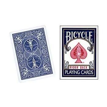 Amazon.com: Blank Face Cards (Bicycle) - blue by US Playing Cards ...