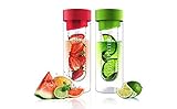 Flavour It - Glass Water Bottle Fruit Infuser