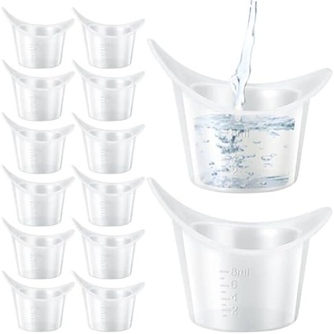 YEAJOIN Eye Wash Bath Kit Silicone Eye Wash Cup, 13PCS Eye Flush Kit ...