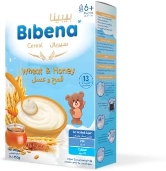 Bibena Milk Cereal with Wheat and Honey | Fortified with Essential ...