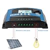 EEEKit MPPT 100A Solar Charge Controller, Upgraded Solar Panel 12V 24V ...
