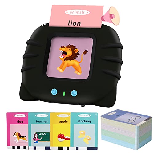 Talking Flash Cards with 112 Pcs Flashcards 224 Words,Learning Autism ...