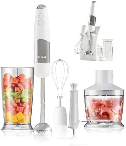 ABIRDAY Hand Blender, Integrated Storage Stand, 800W Multi-Purpose ...
