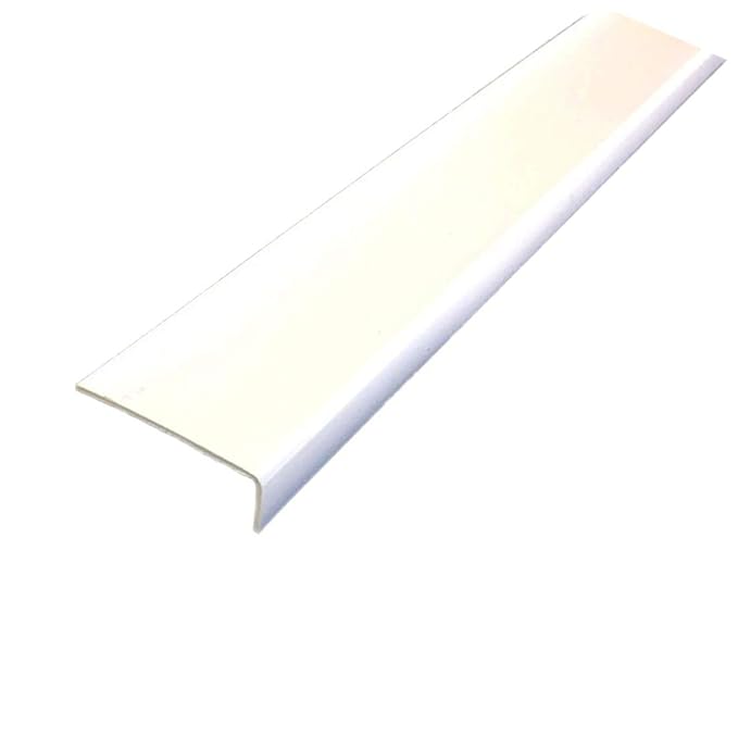 Unequal White Plastic PVC Corner 90 Degree 2.5 Meters Trim Wall Corner ...