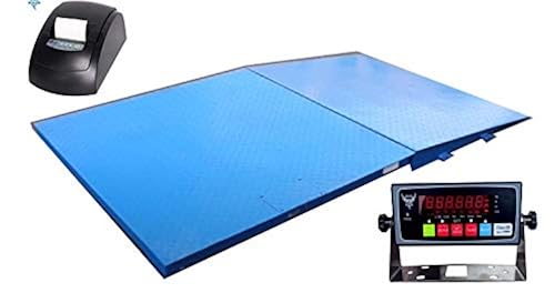 PEC Heavy-Duty Industrial Floor Scale 48"x60"with Carbon Steel Ramp 60 ...
