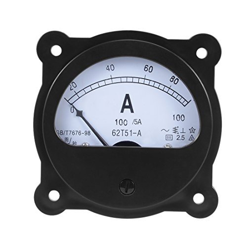 Uxcell AC 0-100A Analog Panel Ammeter Gauge Ampere Current Meter 62T51 2.5% Tolerance on Galleon ...