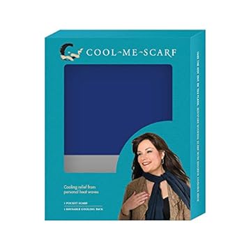 Cool Me Scarf- Instant Natural Menopause Hot Flash Relief Cool ...